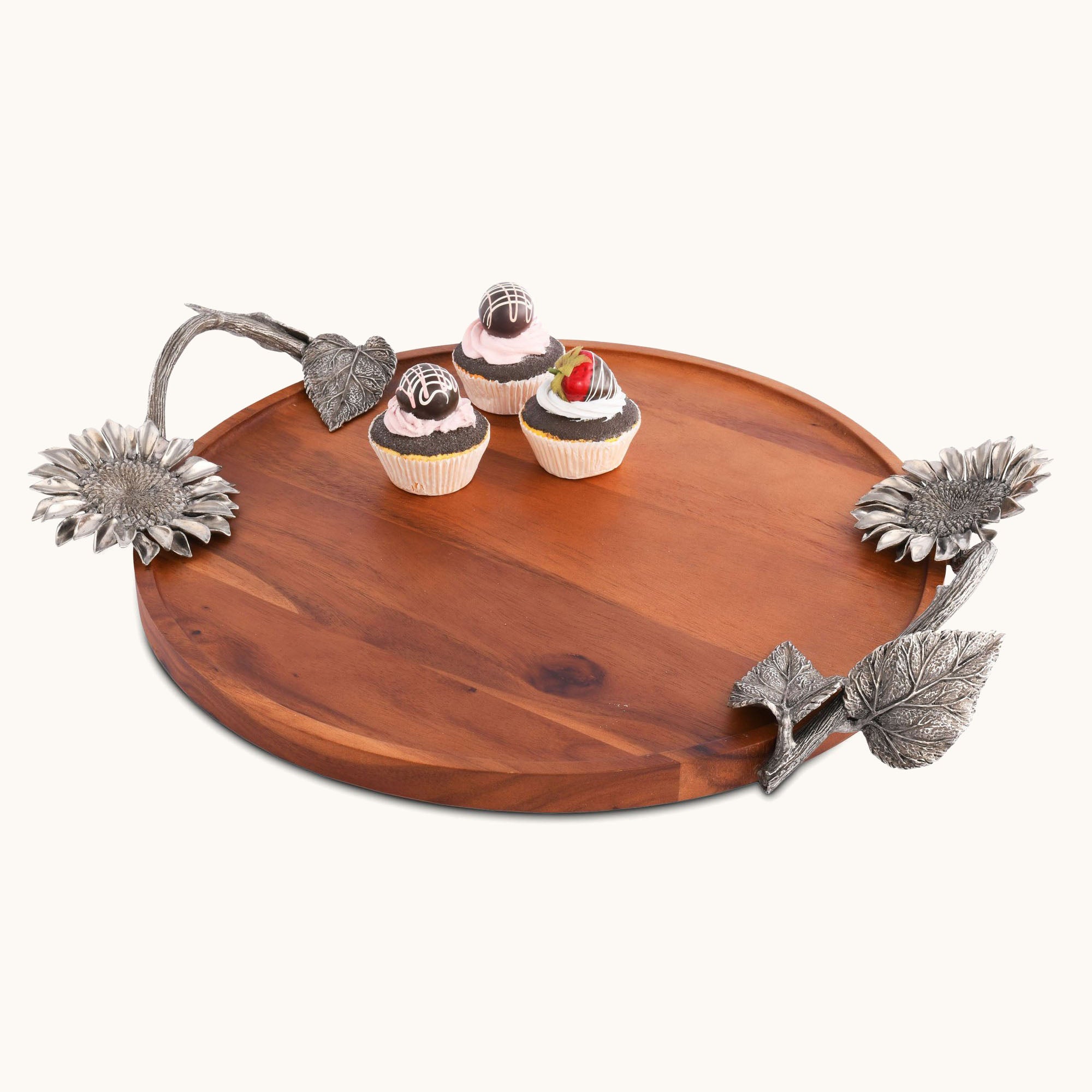 Sunflower Wood Serving Tray – The Nut Hut LLC