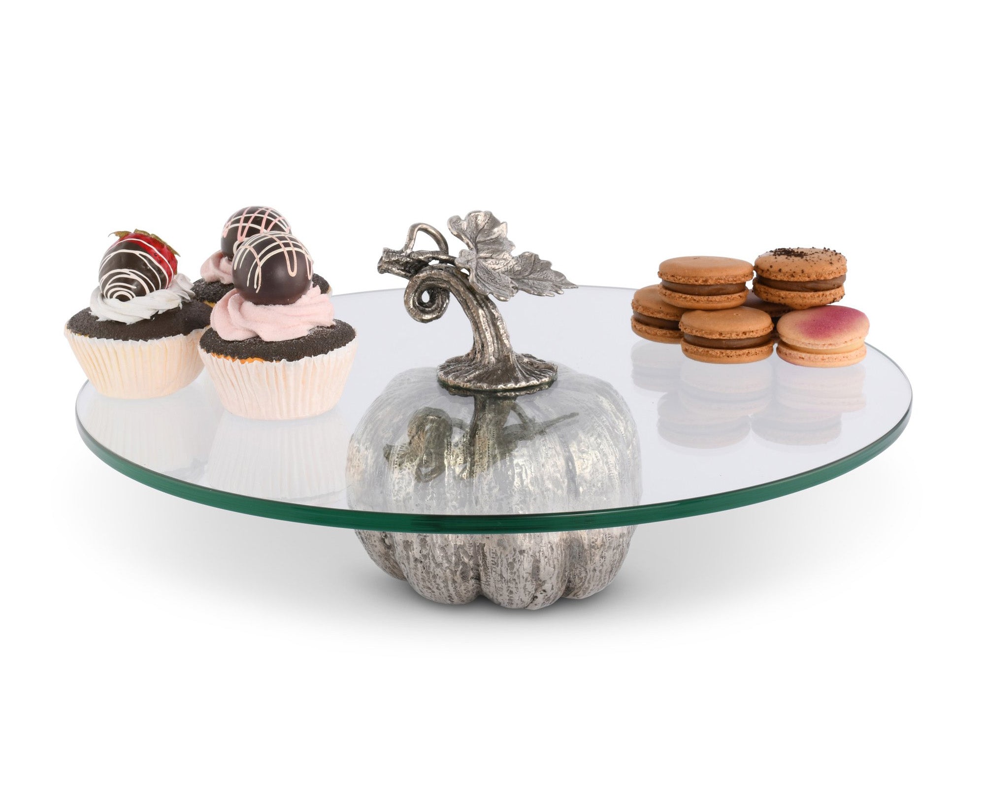 Pewter Pumpkin Plate Stand – The Nut Hut LLC